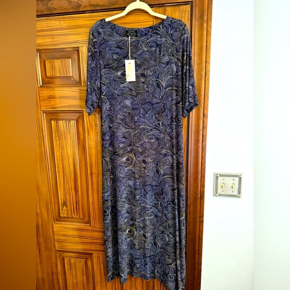 Johnny Was | Dresses | Nwt Johnny Was Dajiki Mesh Midi Dress Xlarge ...